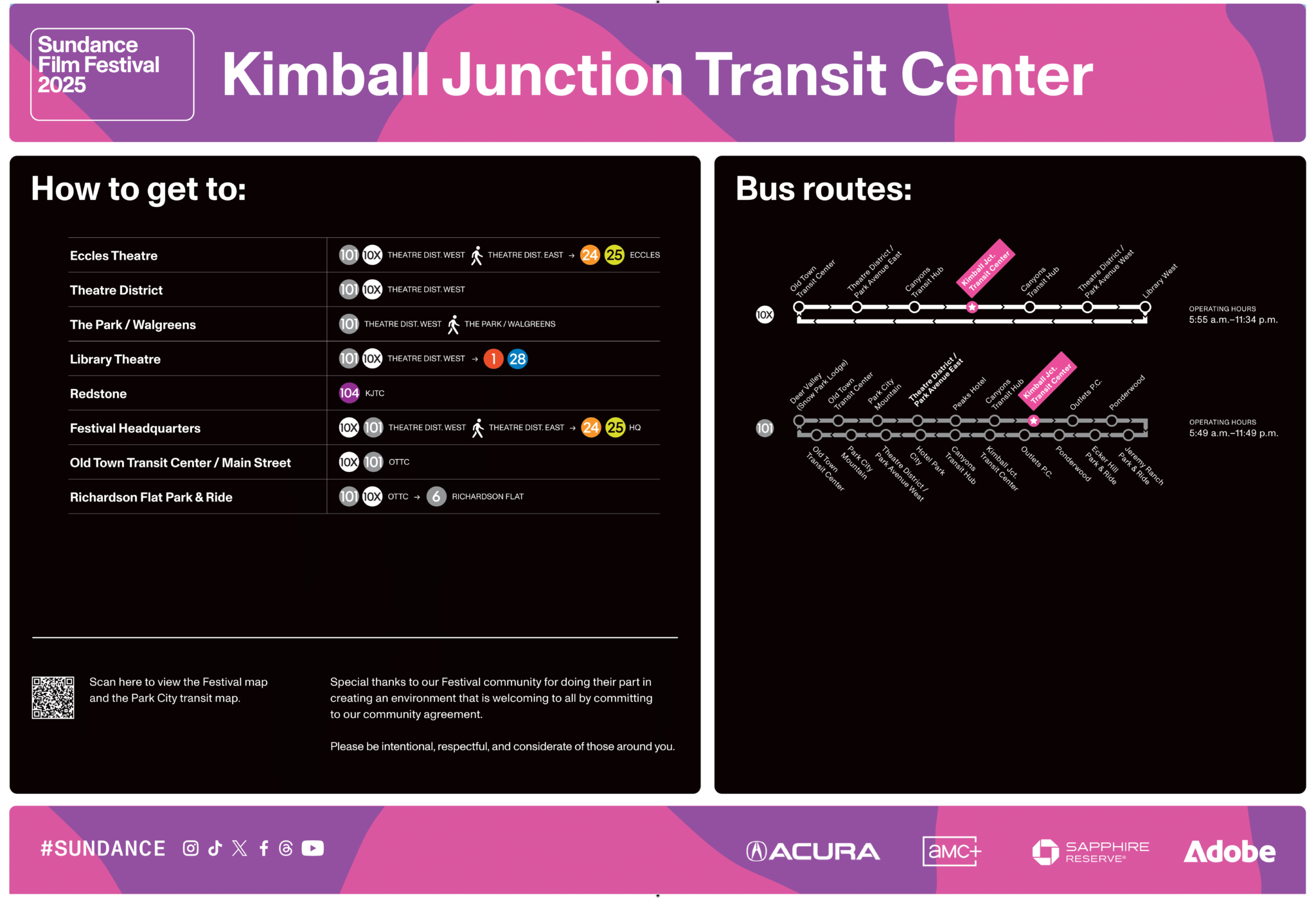 How to Fest – Maps | Sundance Film Festival