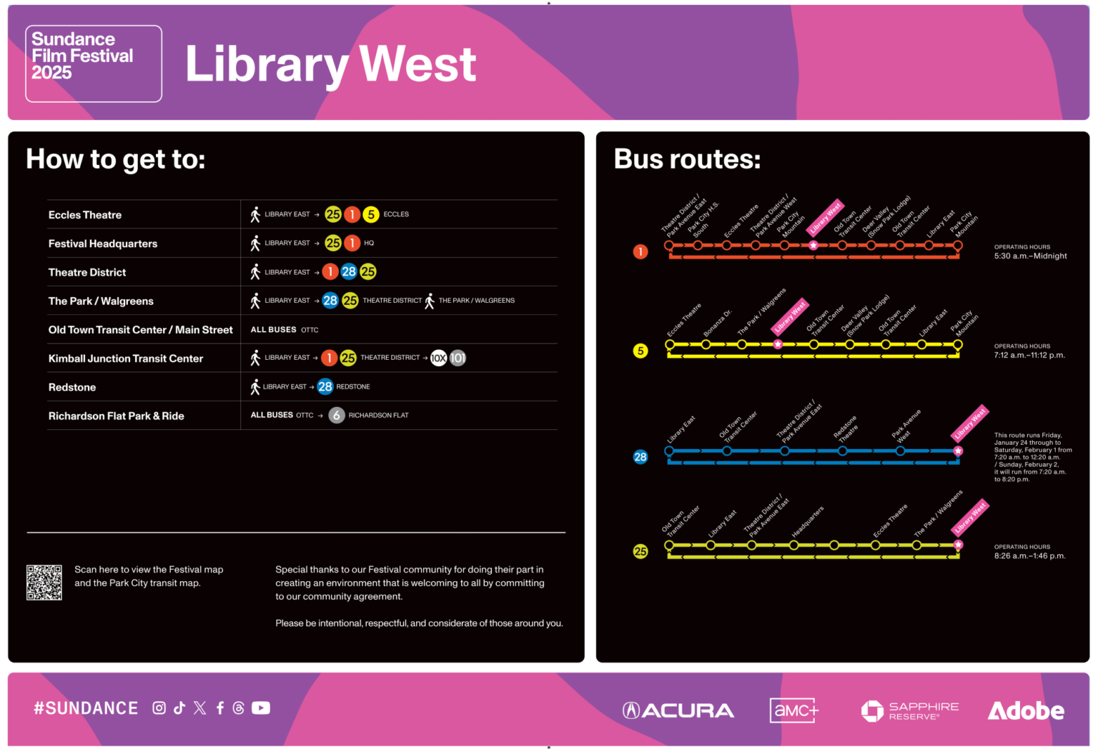 How to Fest – Maps | Sundance Film Festival