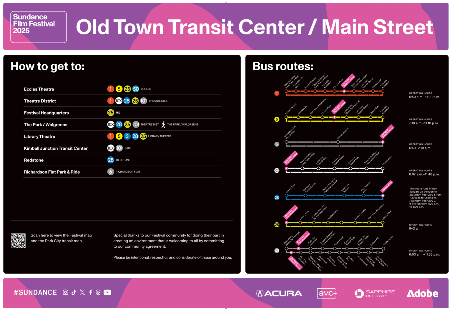 How to Fest – Maps | Sundance Film Festival